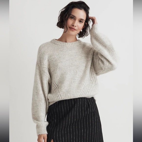 Madewell | Sweaters | Nwt Madewell Woolblend Wedge Sweater | Poshmark